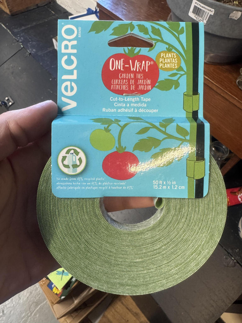 Velcro One-Wrap Garden Ties cut-to-length tape 50'x1/2" – The Seed ...