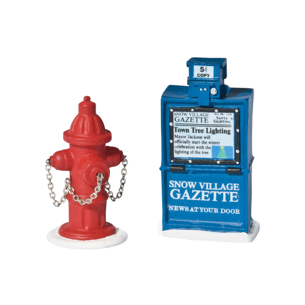 Fire Hydrant Paper Box – Dickens’ Village Christmas Gift – The Seed ...