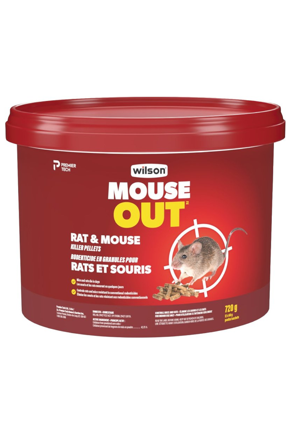 Wilson - Rat & Mouse Killer Pellets 720g – The Seed Company by E.W. Gaze