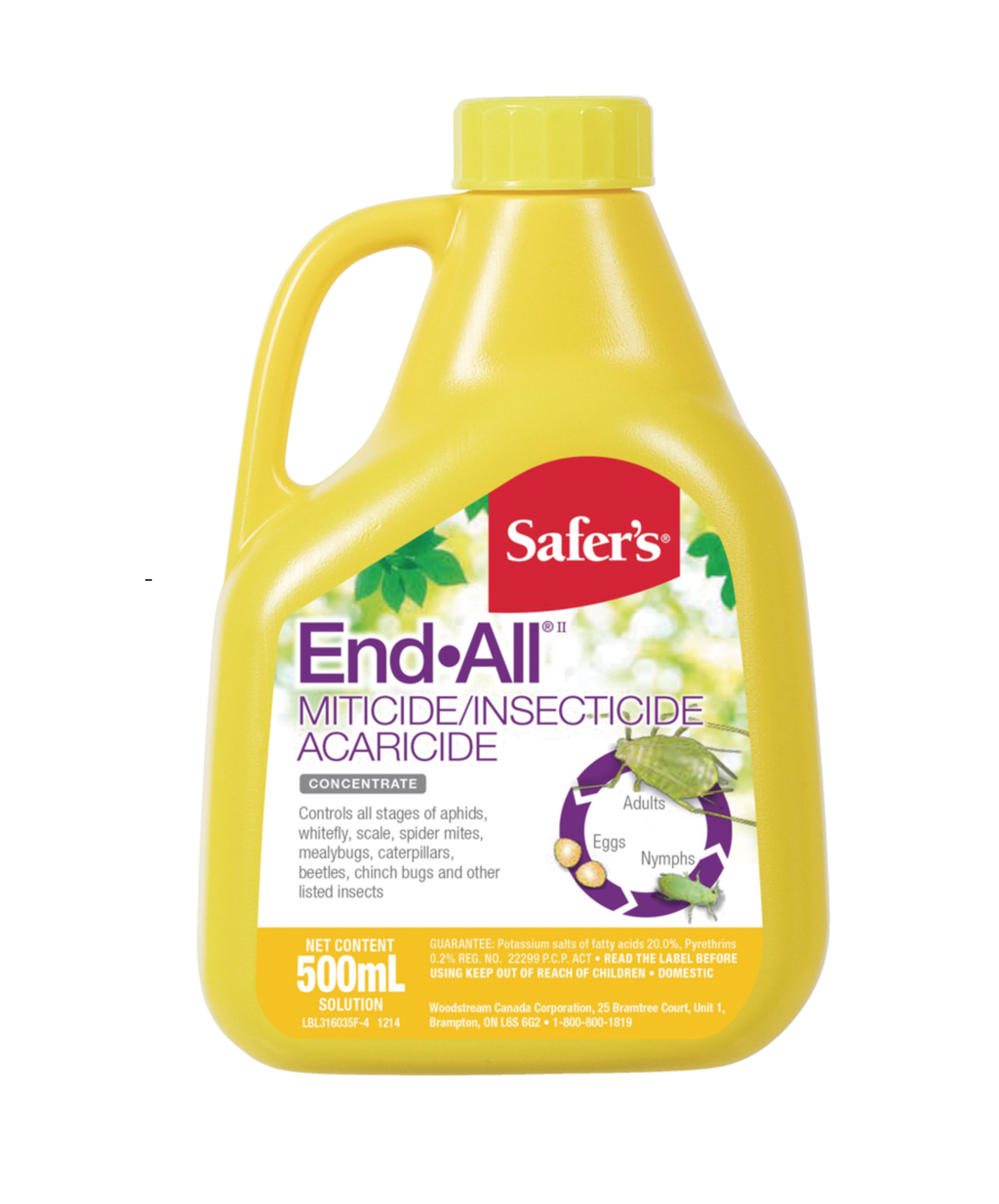 SAFER'S END ALL MITICIDE/INSECTICIDE/ACARICIDE CONCENTRATE, 500ml – The ...
